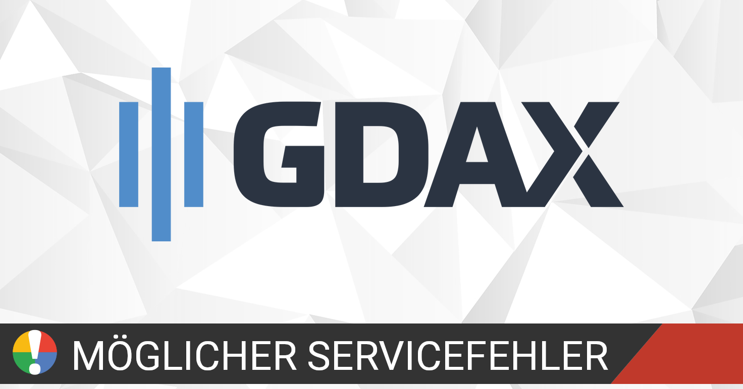 GDAX funktioniert nicht? Aktueller Status und Probleme • Gibt es eine ...