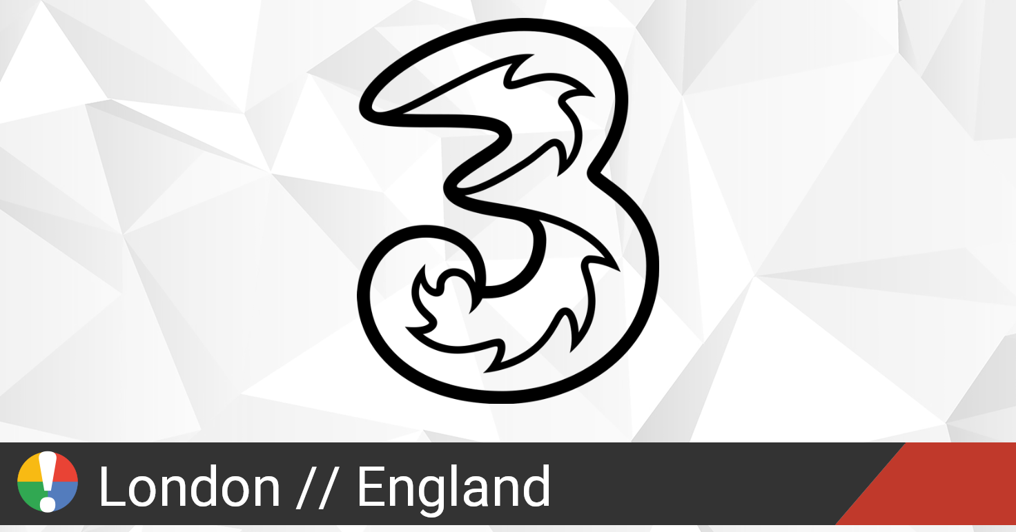 3 (Three) Outage in London, England • Is The Service Down? UK