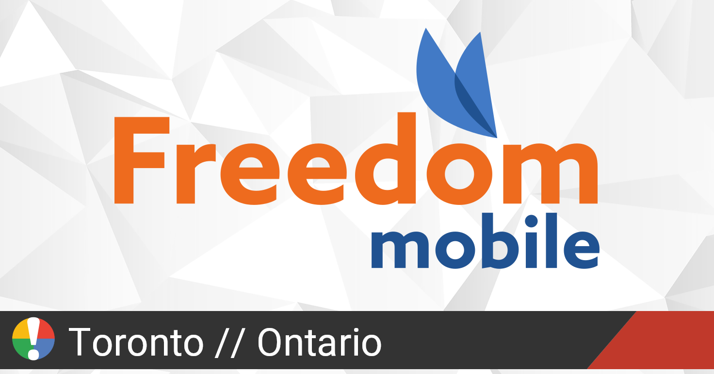 Freedom Mobile Outage in Toronto, Ontario • Is The Service Down? Canada