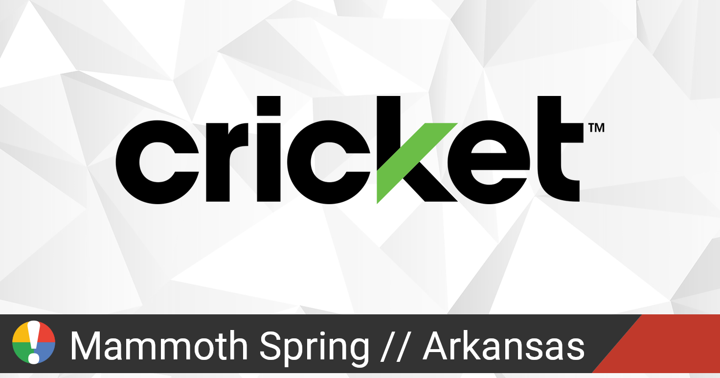 Cricket Wireless Outage in Mammoth Spring, Arkansas • Is The Service Down?