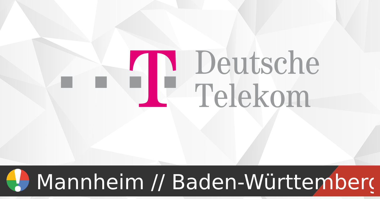 Deutsche Telekom Servicestatus in Mannheim, Baden-Württemberg • Gibt es ...