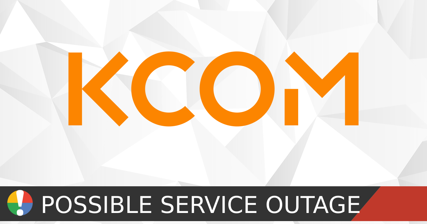KCOM service status: outage reports and connection issues • Is The ...