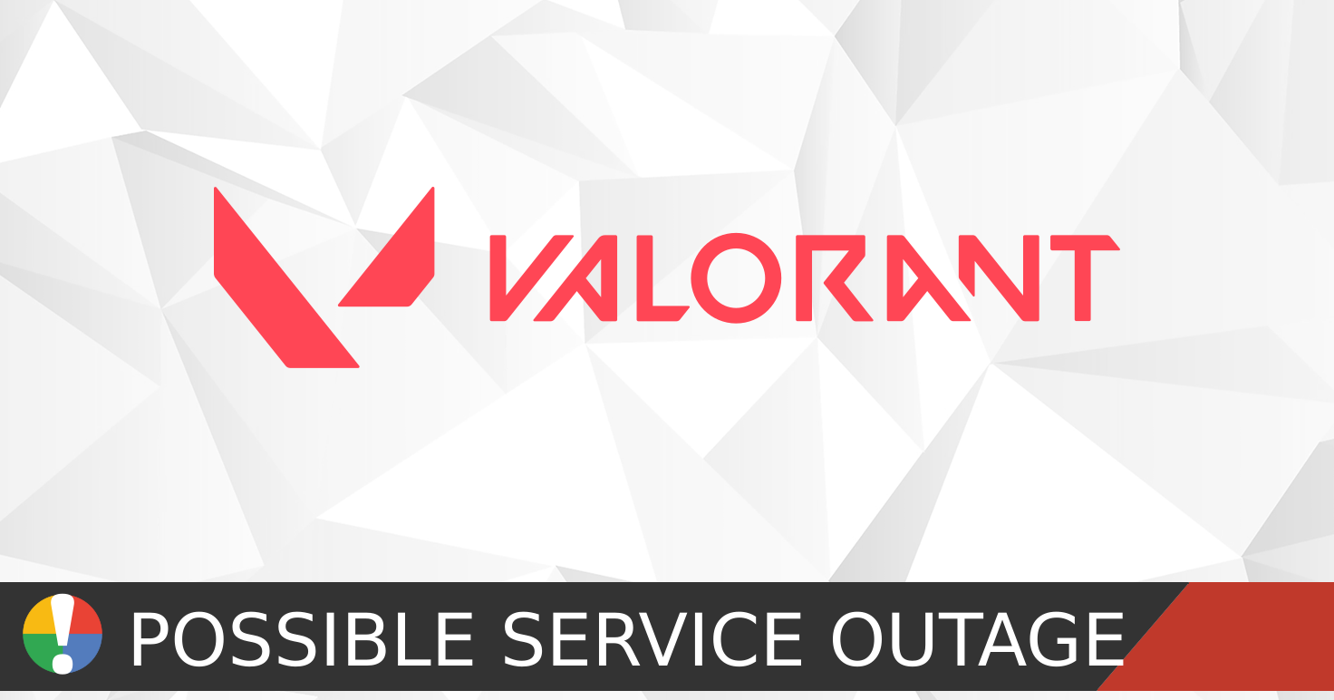 Valorant status: server issues and outage reports • Is The Service Down?